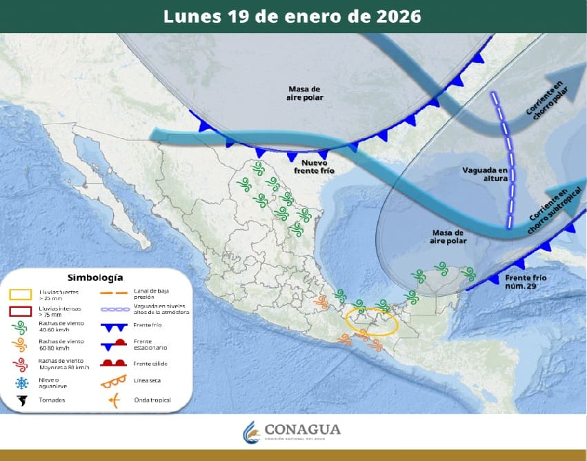 Frentes fríos consecutivos mantienen los termómetros de la Riviera Maya ...